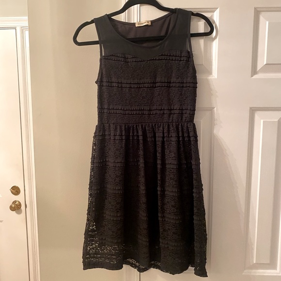 Ginger G | Dresses | Final Sale Ginger G Black Lacesheer Dress | Poshmark